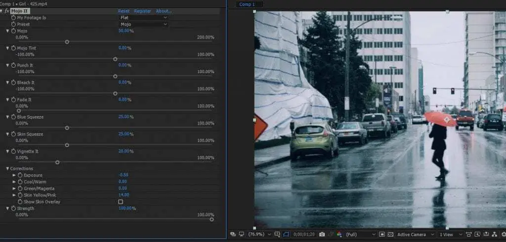 영상 색보정 영화 분위기를 만들어주는 Magic Bullet Mojo - GREEN BLOG